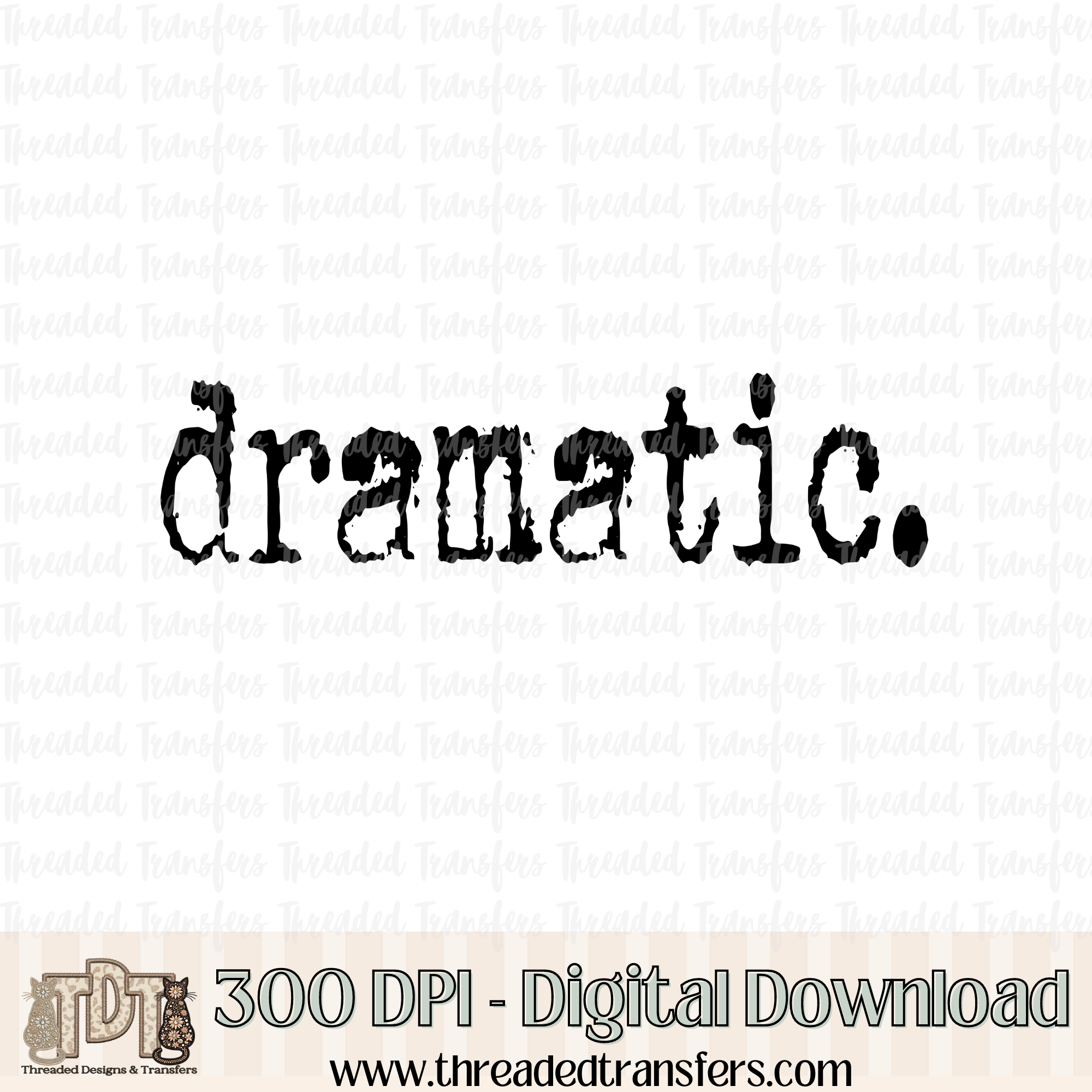 Dramatic Typography Digital Design Download (PNG Format - no product s ...