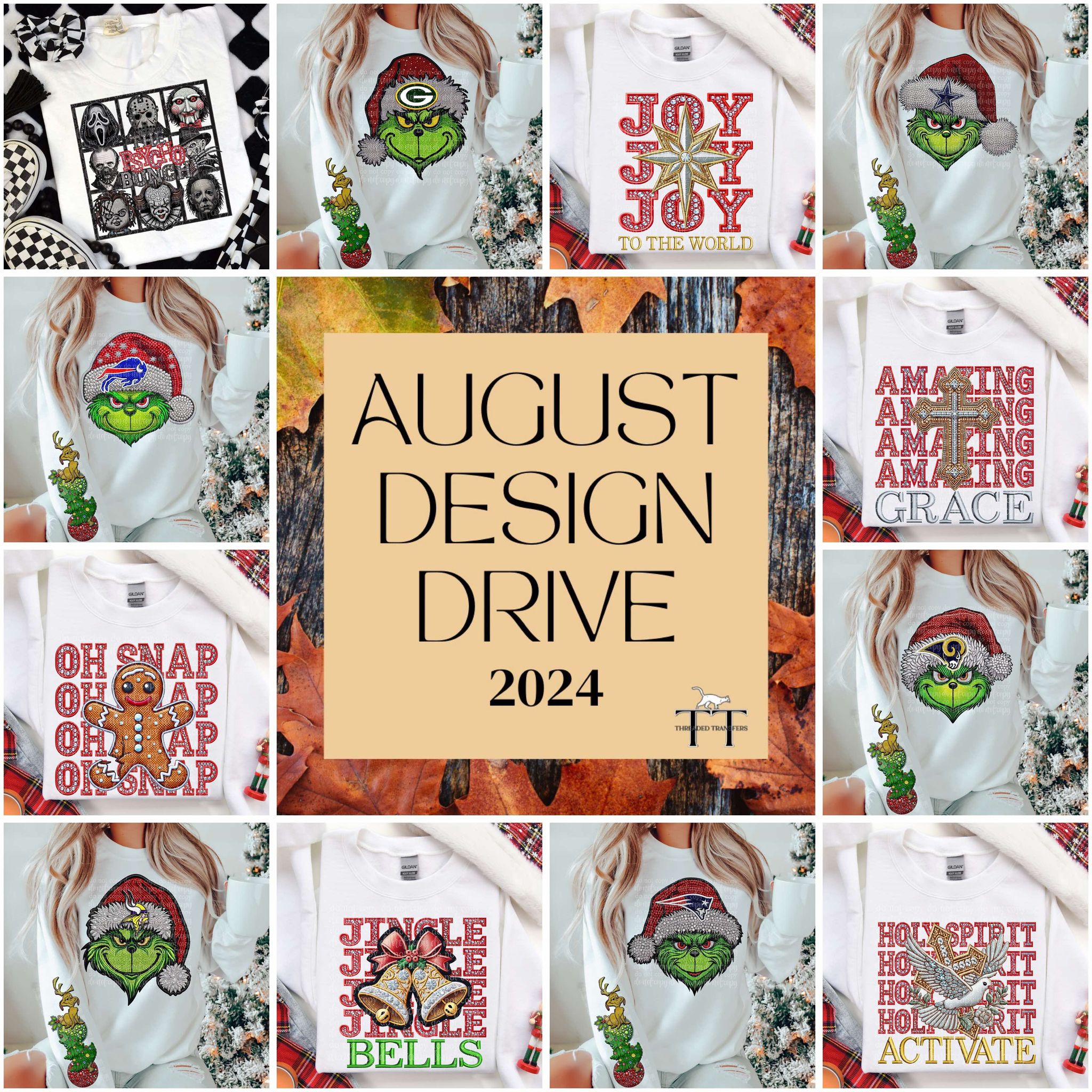 August 2024 Design Drive (read description) – Threaded Transfers