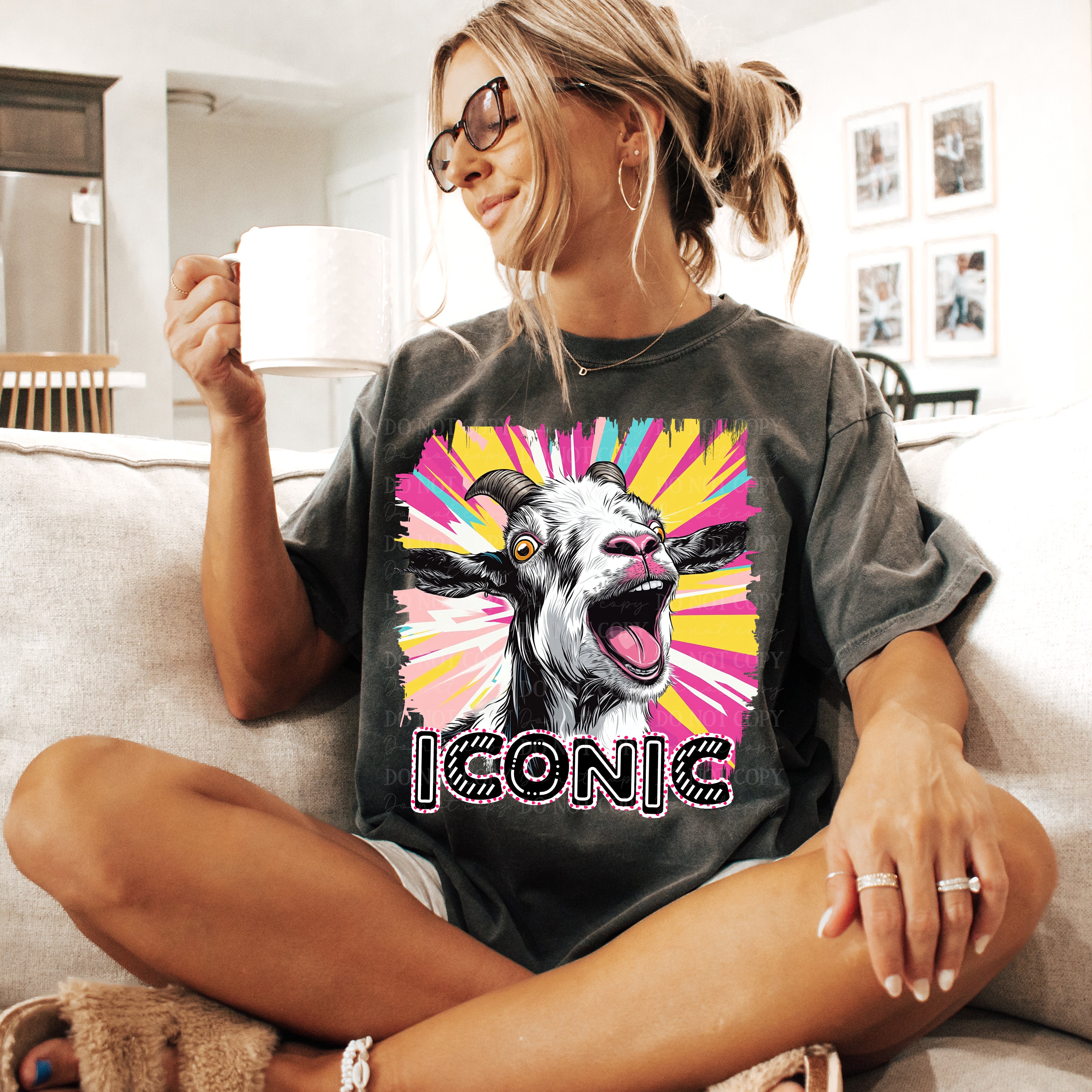 Iconic Goat DTF Transfer – Threaded Transfers