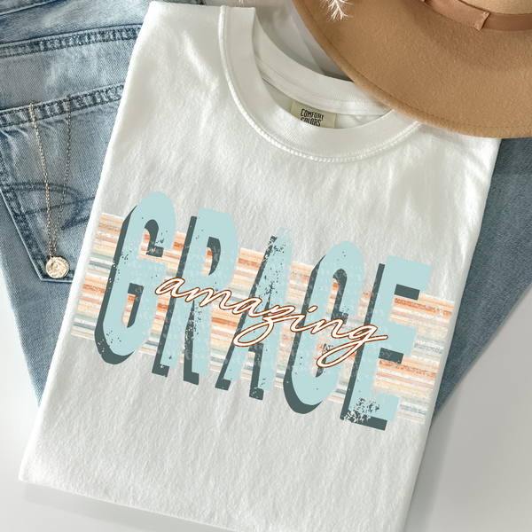 Amazing Grace Retro DTF Transfer – Threaded Transfers