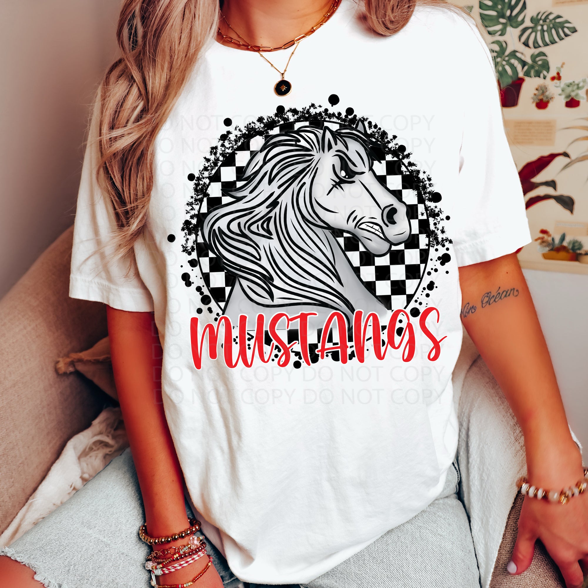 Mustangs DTF & Sublimation Transfer – Threaded Transfers