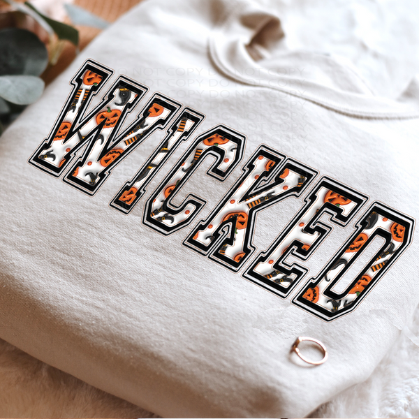 Wicked Faux Puff AND Embroidery **EXCLUSIVE** (3 color options) DTF ...